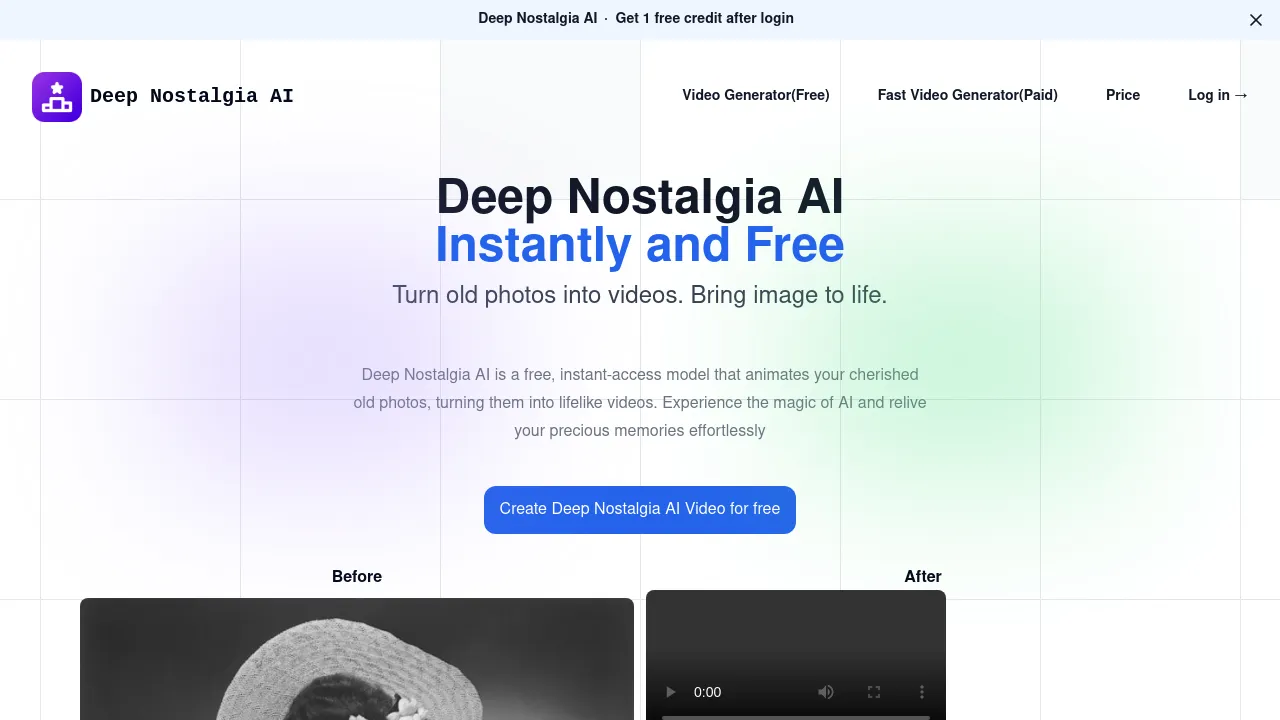 DeepNostalgia Photos - BestofAI